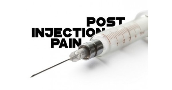 Post-injection pain from steroids
